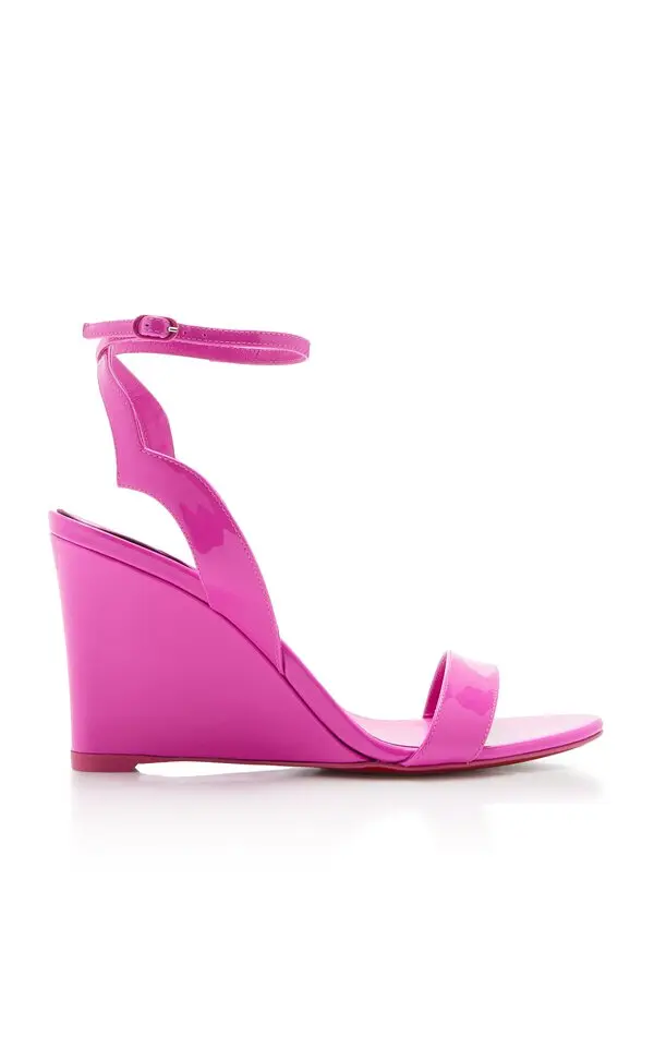 CHRISTIAN LOUBOUTIN Zeppa Chick 85mm Wedges - Pink