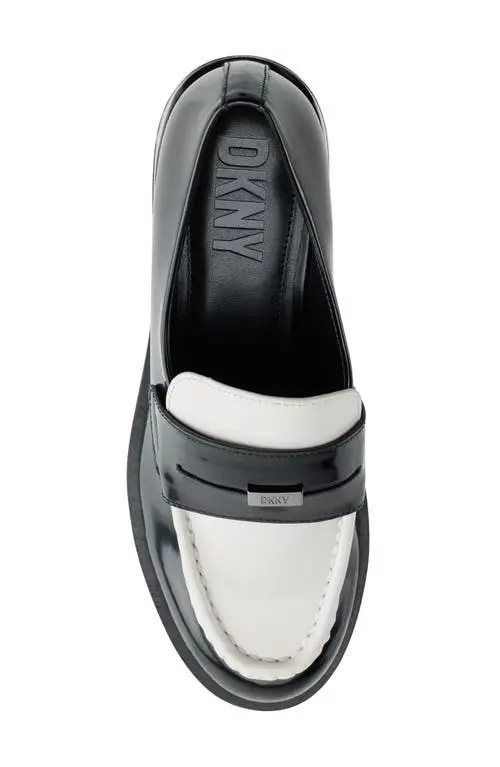 Dkny Ivette Loafer - Black/ Pebble