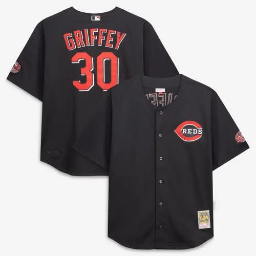 Mitchell & Ness Ken Griffey Jr. Cincinnati Reds Cooperstown Mesh Batting Practice Jersey