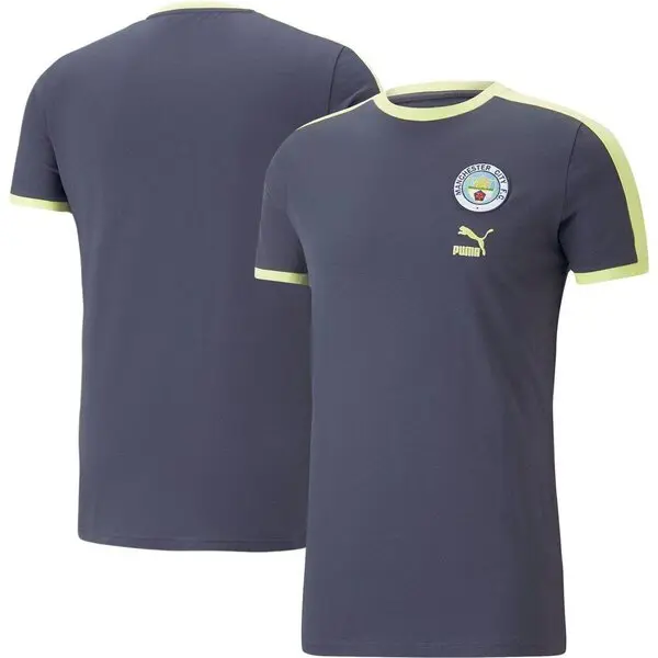 PUMA Manchester City Ftblheritage T-shirt - Navy