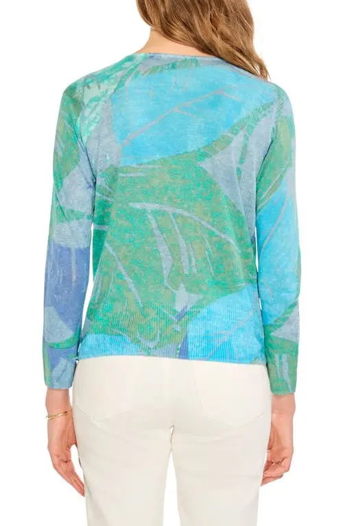 NIC+ZOE Full Bloom Knot Front Sweater