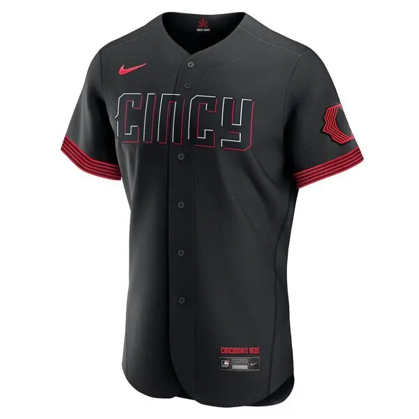 Nike Barry Larkin Cincinnati Reds 2023 City Connect Authentic Player Jersey