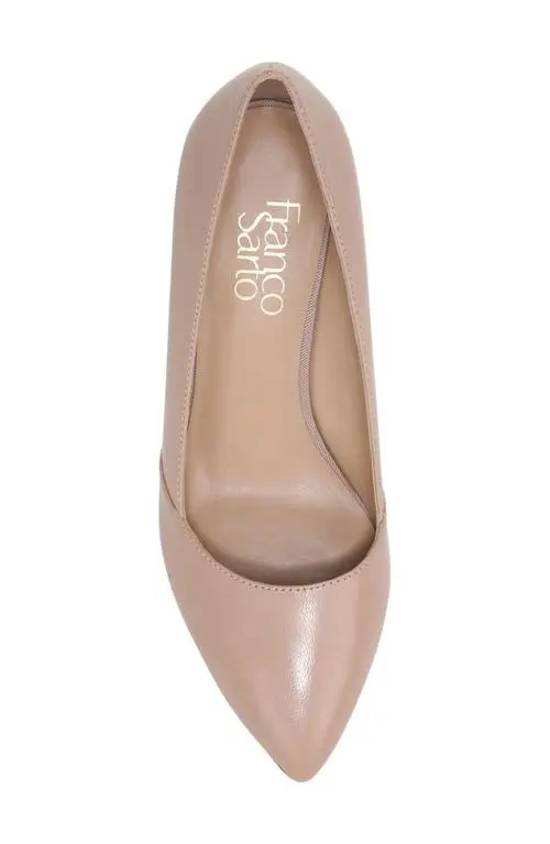 Franco Sarto Frankie Leather Wedge Pump - Ballet