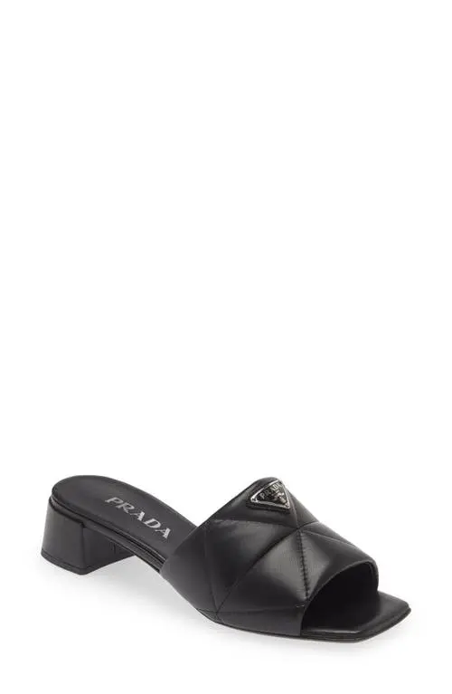 Prada Diagram Slide Sandal