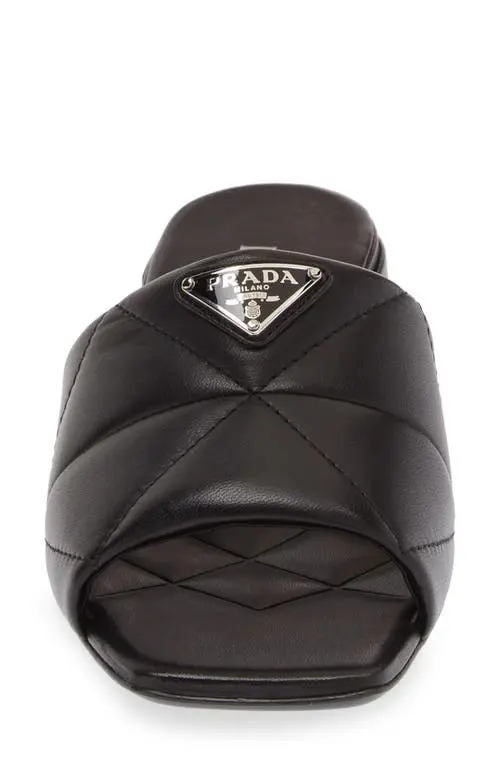 Prada Diagram Slide Sandal