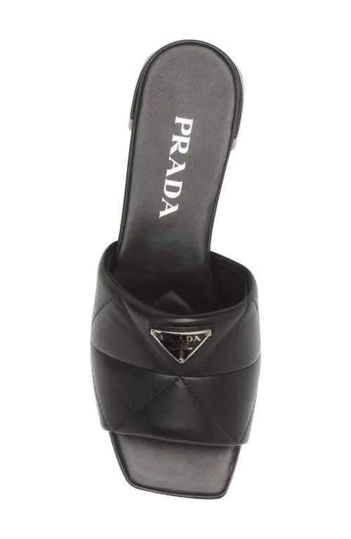 Prada Diagram Slide Sandal