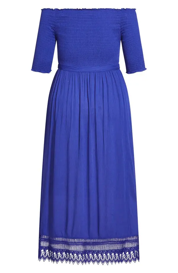 City Chic Mika Off-the-shoulder Maxi Dress