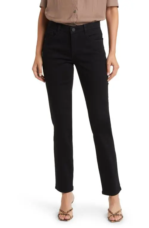 Wit & Wisdom Straight Leg Stretch Jeans - Black