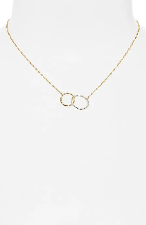 Argento Vivo Circle Link Necklace