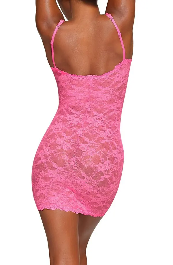 skims pink slip dress SKIMS NEON PINK FIT EVERYBODY SLIP DRESS NEW