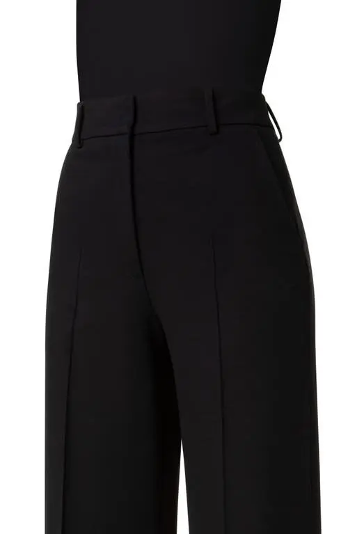 Akris Chiaro Jersey Straight Leg Trousers - 009 Black