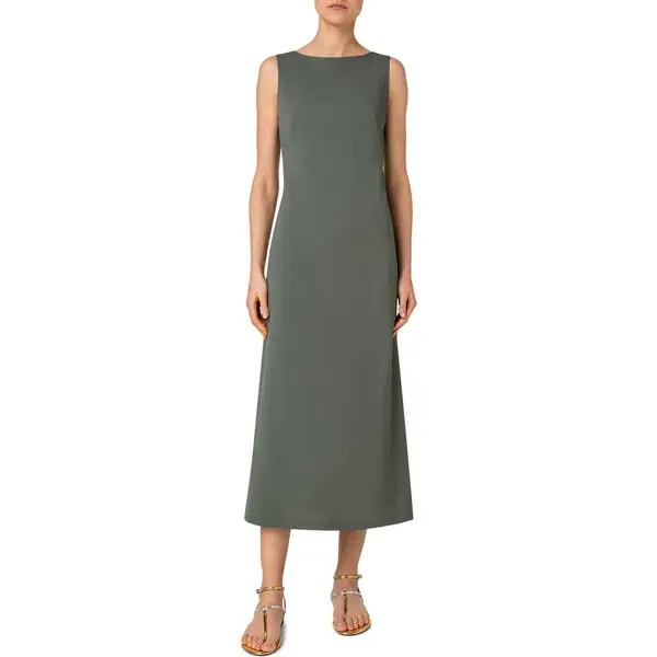 Akris Sleeveless Stretch Wool Dress