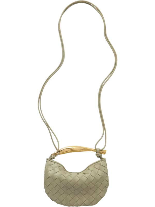 Bottega Veneta Sardine Intrecciato Leather Shoulder Bag - Green
