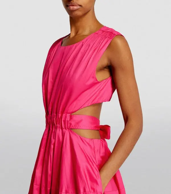 Aje Zorina Midi Dress - Pink | Editorialist
