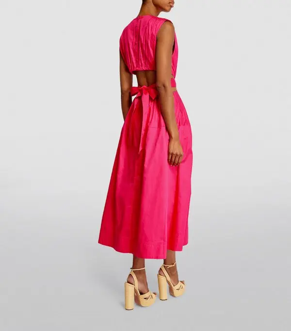 knee length dresses for ladies Zorina Tie Midi Dress – Aje AU