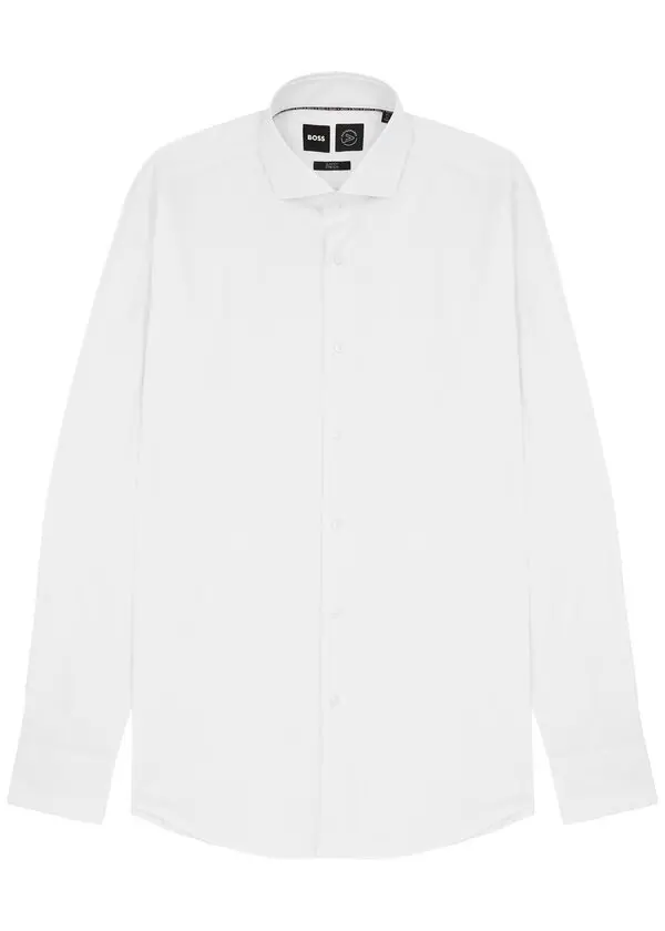 BOSS Cotton-blend Shirt - White
