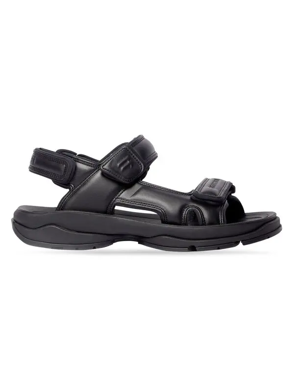 Balenciaga Tourist Sandals - Black