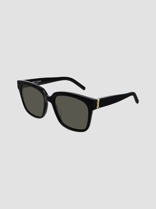 Saint Laurent Sl M40 Signature 54mm Squared Sunglasses - Black