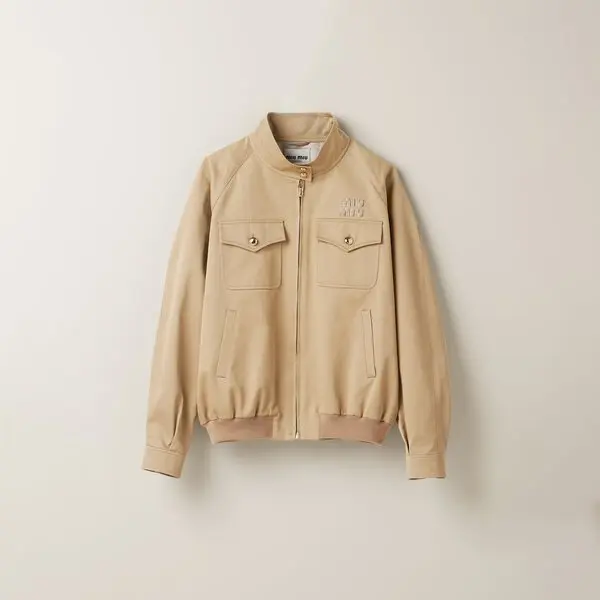 Miu Miu Chino Blouson Jacket - Cord | Editorialist