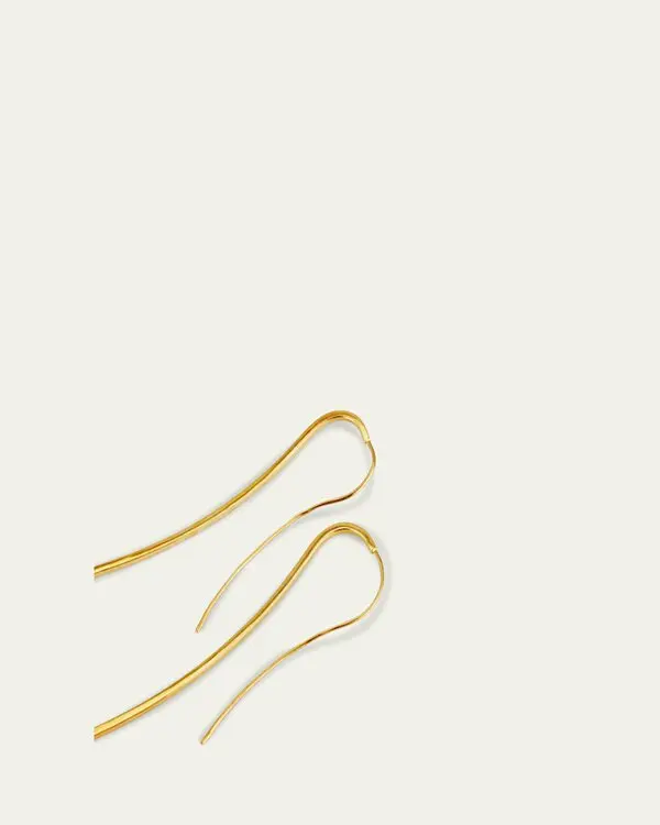 V.BELLAN Nikki Bar Earrings With 18k Yellow Gold Plating