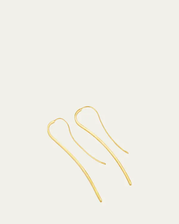 V.BELLAN Nikki Bar Earrings With 18k Yellow Gold Plating
