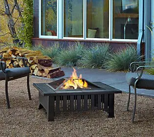 REAL FLAME Lafayette Wood-burning Fire Pit