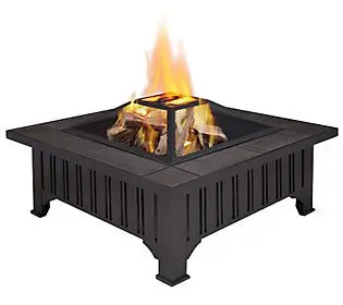 REAL FLAME Lafayette Wood-burning Fire Pit