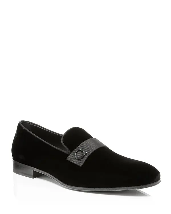 FERRAGAMO Lapo Smoking Slipper Loafers