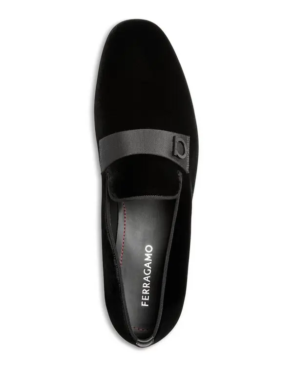 FERRAGAMO Lapo Smoking Slipper Loafers