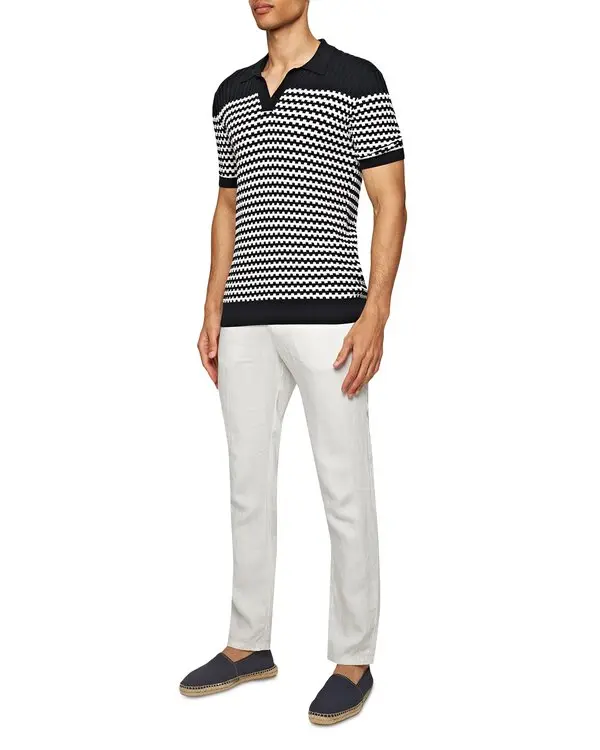 Orlebar Brown Cornell Tailored Fit Linen Trousers - Sandbar