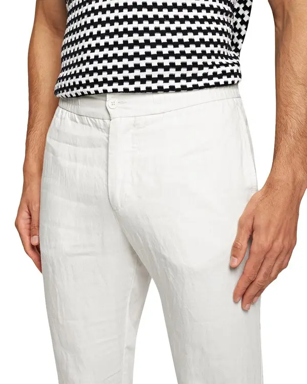 Orlebar Brown Cornell Tailored Fit Linen Trousers - Sandbar