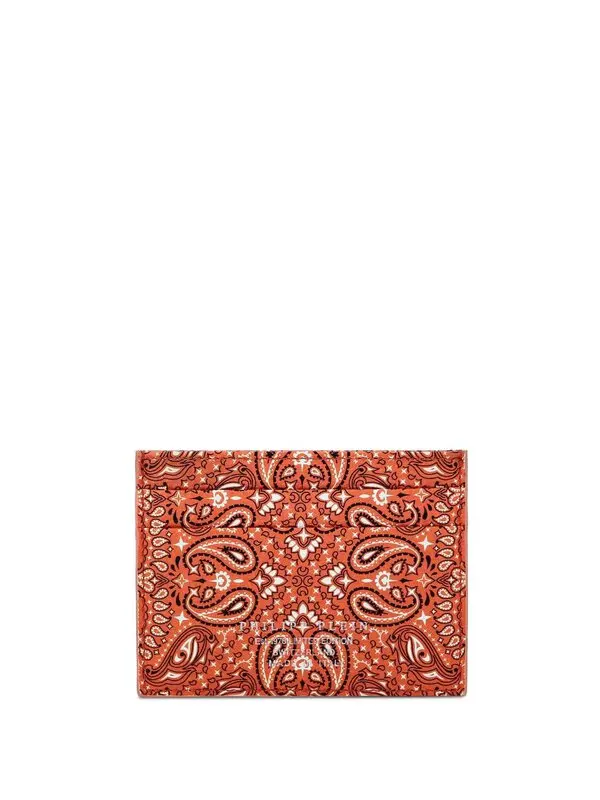 Philipp Plein Gothic Plein Paisley-print Cardholder