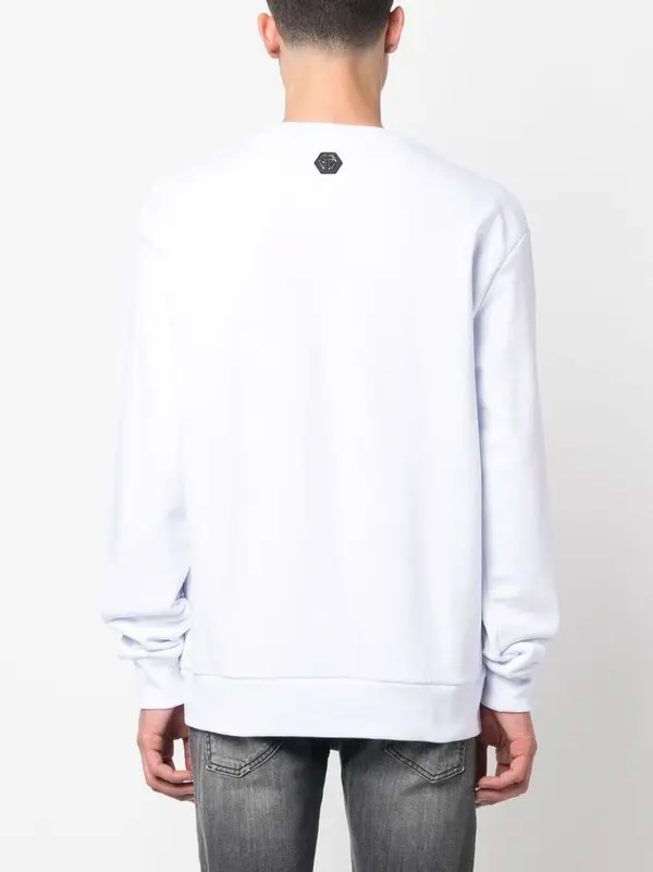 Philipp Plein Skull-print Crew-neck Sweatshirt