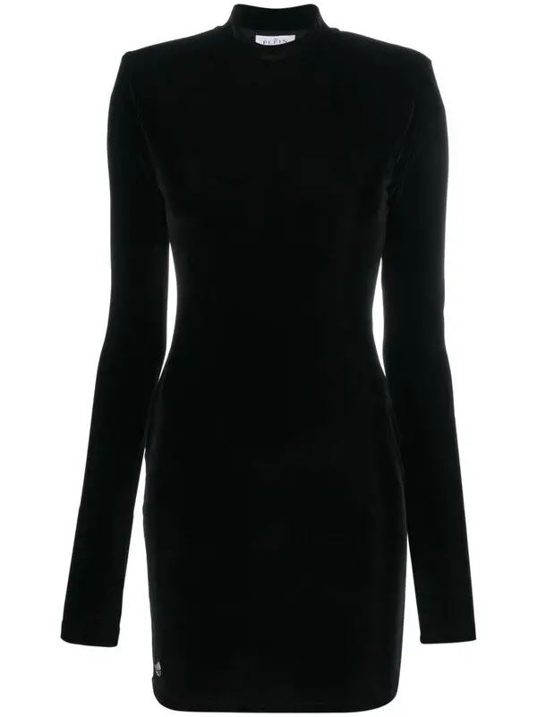 Philipp Plein Velvet Minidress