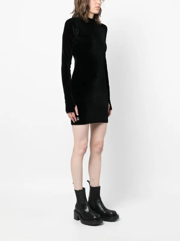 Philipp Plein Velvet Minidress