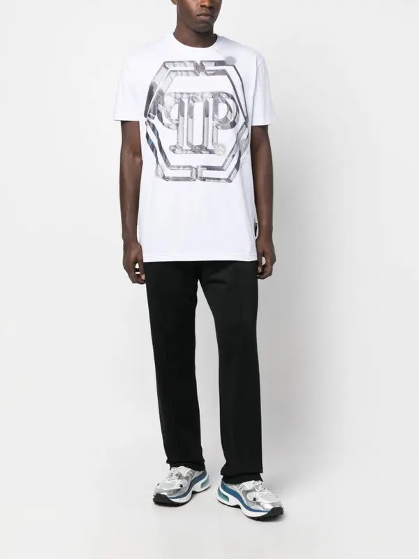 Philipp Plein Logo-print Short-sleeved T-shirt - White