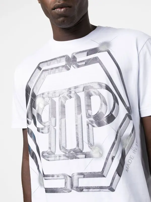 Philipp Plein Logo-print Short-sleeved T-shirt - White
