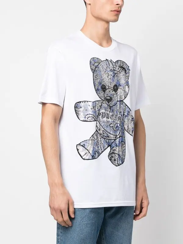 Philipp Plein Teddy-bear Motif Short-sleeve T-shirt