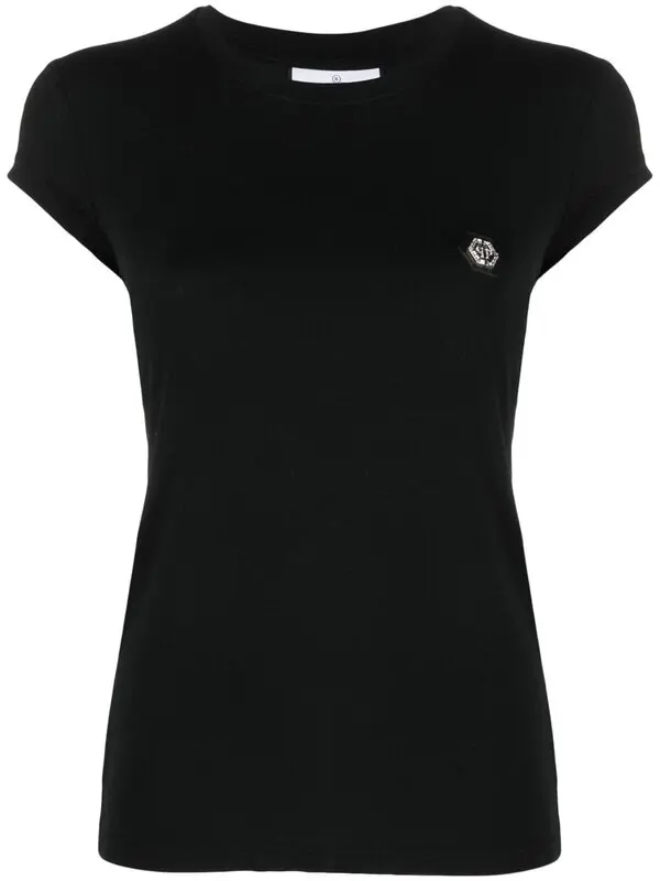 Philipp Plein Logo-patch T-shirt