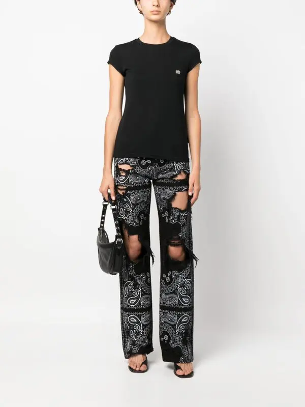 Philipp Plein Logo-patch T-shirt