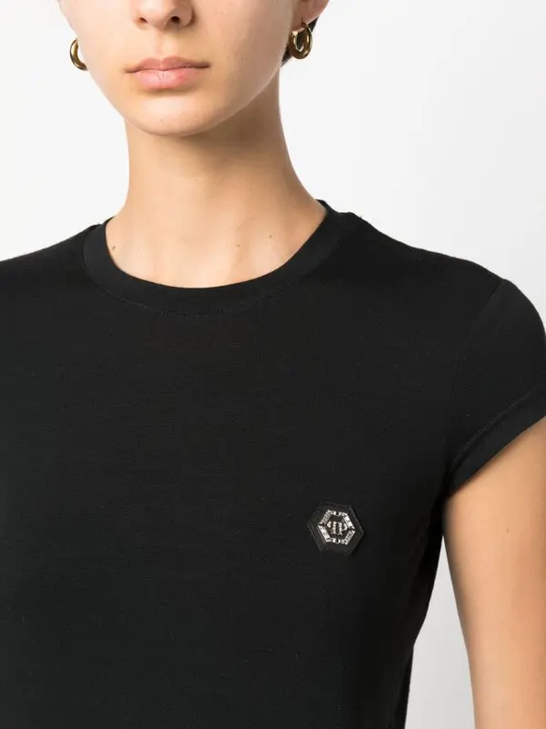 Philipp Plein Logo-patch T-shirt
