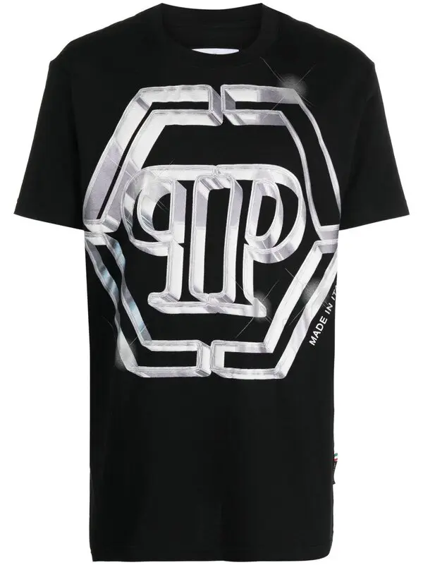 Philipp Plein Logo-print Short-sleeved T-shirt - Black