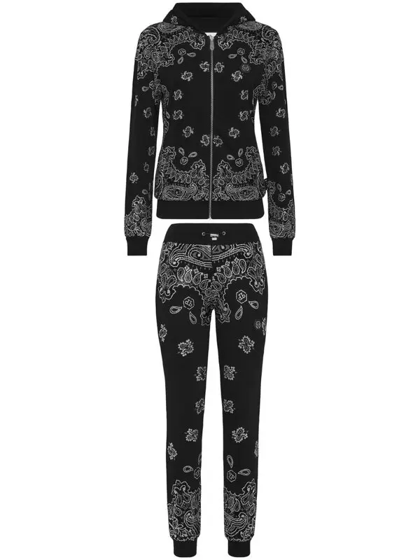 Philipp Plein Paisley-printed Jogging Set