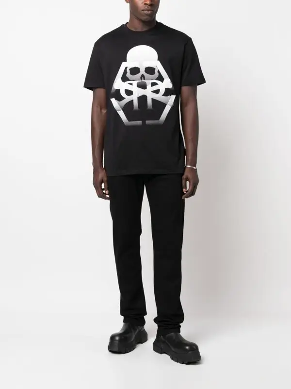 Philipp Plein Ss Skull & Bones Crew-neck T-shirt
