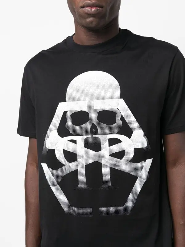 Philipp Plein Ss Skull & Bones Crew-neck T-shirt