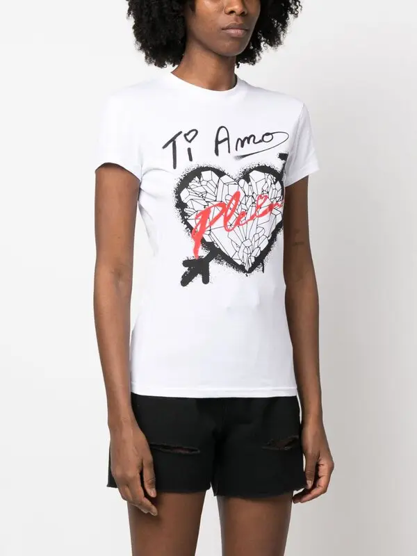 Philipp Plein Heart-print T-shirt