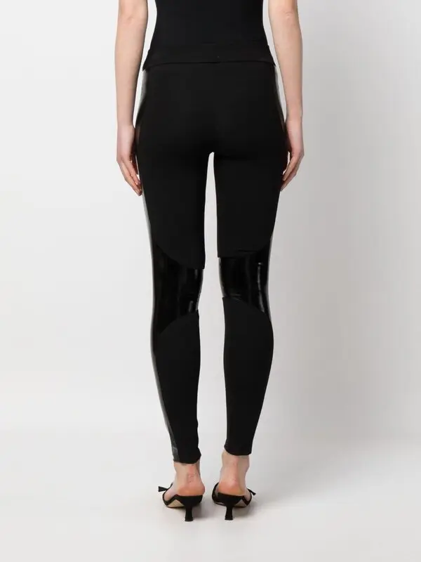 Philipp Plein Panelled Mid-rise Leggings