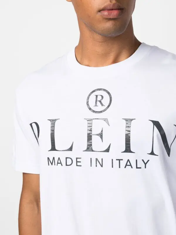 Philipp Plein Logo-print Cotton T-shirt - White
