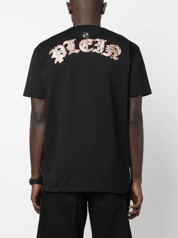 Philipp Plein Teddy Bear-print Crystal-embellished T-shirt