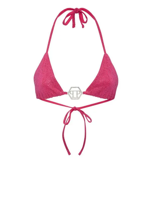 Philipp Plein Bikini Top - Pink